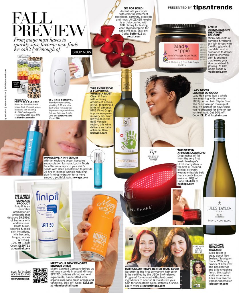 NewAge | Blog — ELLE Magazine Shows Lucim™ 7-in-1 Serum Some Love